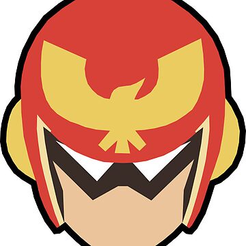 "SSBU captain falcon stock icon" Sticker for Sale by SmasherDesigns ...