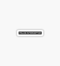 Interceptor Stickers | Redbubble