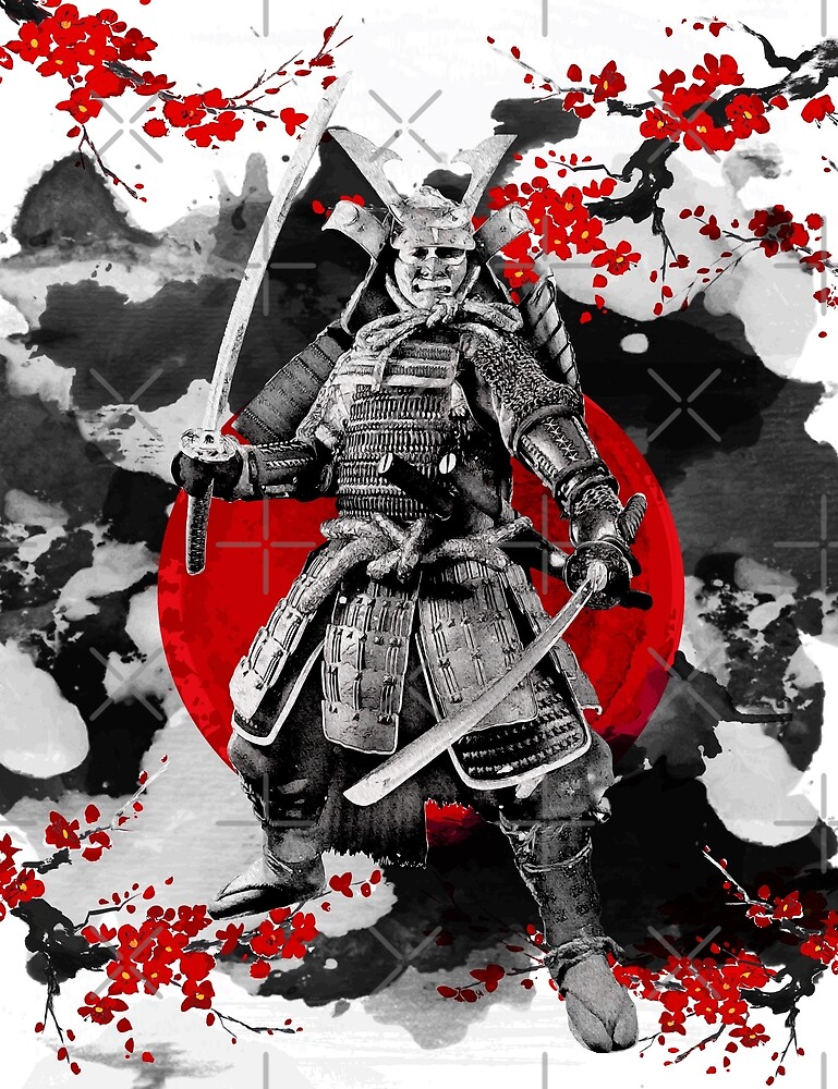 "Sakura Samurai" by DCornel | Redbubble