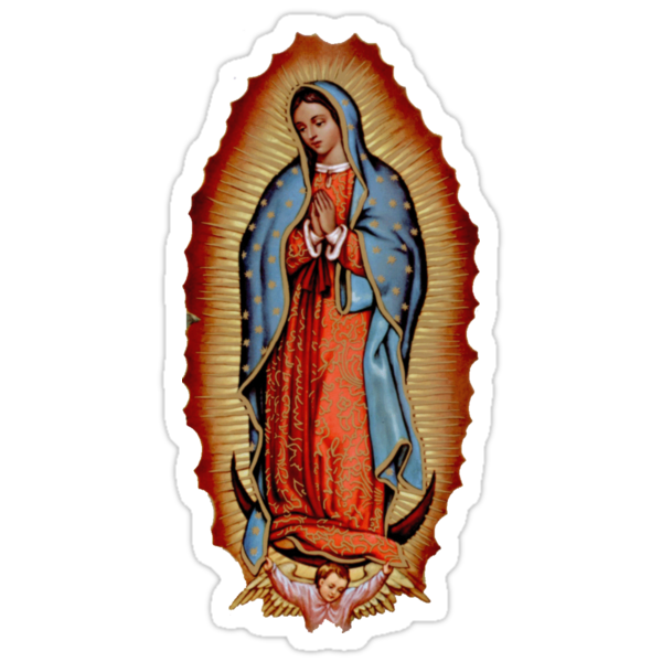 Virgen De Guadalupe Stickers By Zquad Redbubble