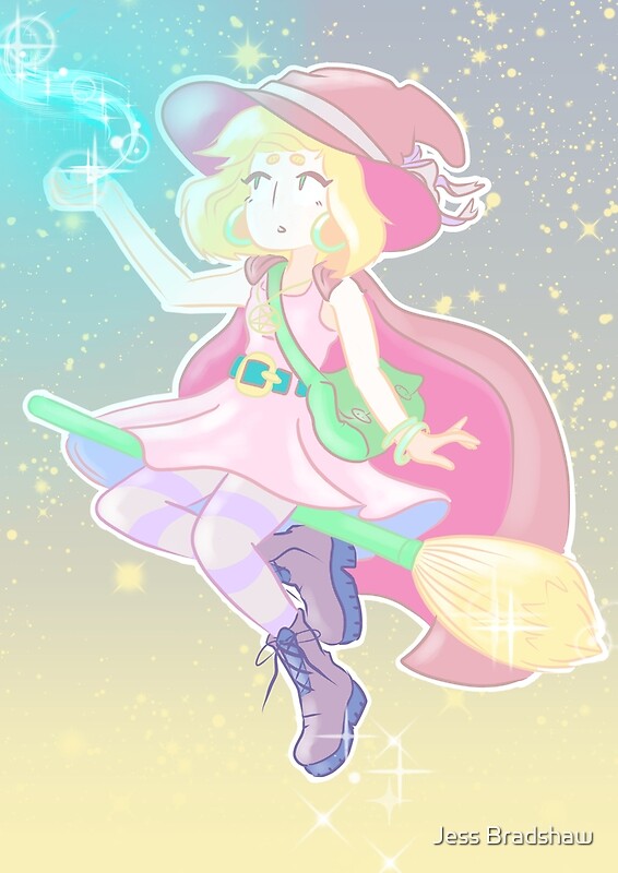 "Little Pink Witch" by Jess Bradshaw | Redbubble