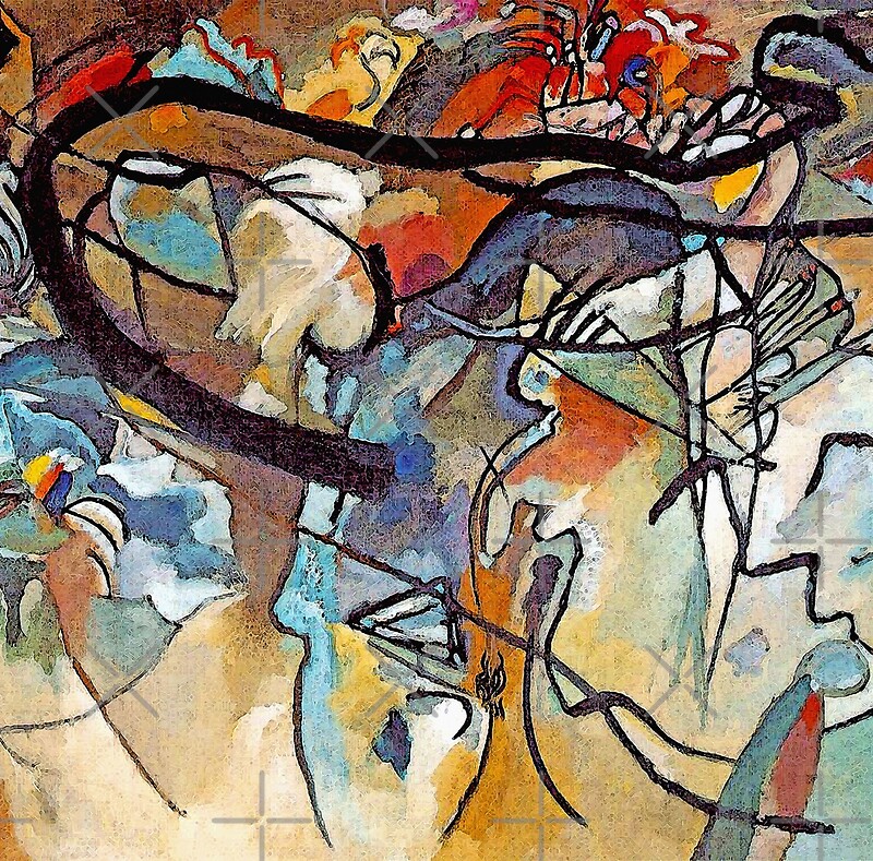 "Wassily Kandinsky Composition 5 - Abstract Art" by Jeffest | Redbubble
