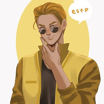 "ESTP" Sticker by K-yonArt | Redbubble