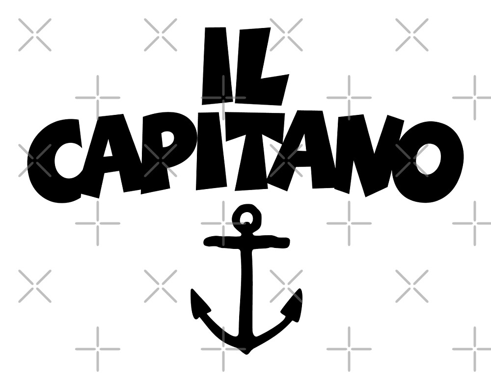 "Il Capitano" by theshirtshops | Redbubble