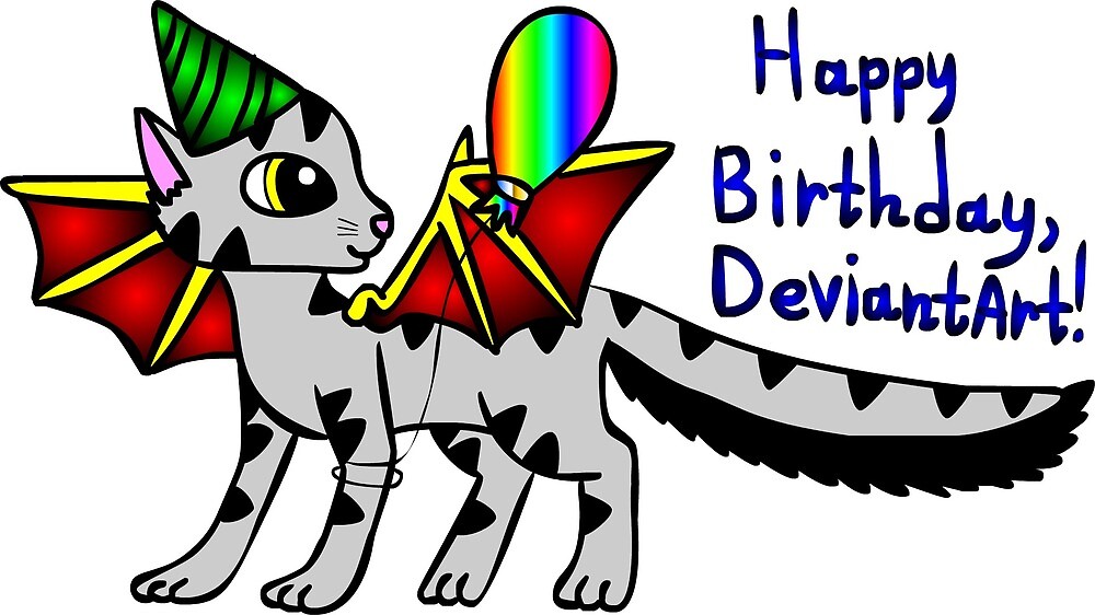 "DeviantArt's Birthday" by SirAndrewMansay | Redbubble