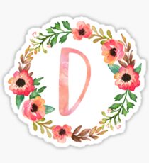 Letter D Stickers | Redbubble