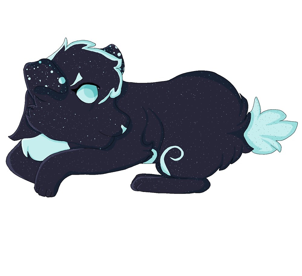 "Blue and Black Dog Furry Fursona" by thewarriorcat | Redbubble