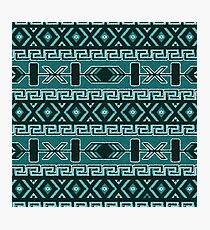 Teal Aztec Photographic Prints | Redbubble