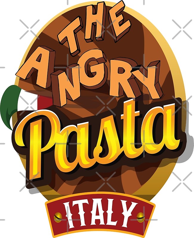 "Angry Pasta Italy I Love Pasta!" by ProjectX23 | Redbubble