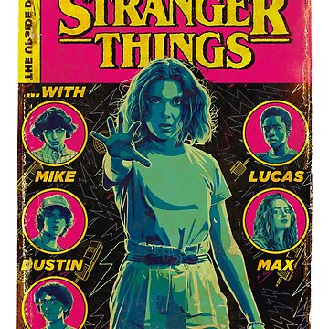 "Stranger Things Group Shot Comic Cover" Essential T-Shirt for Sale by ...