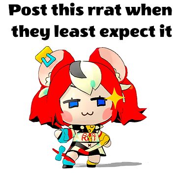 "Post This Rrat When They Least Expect It " Sticker for Sale by oussama ...