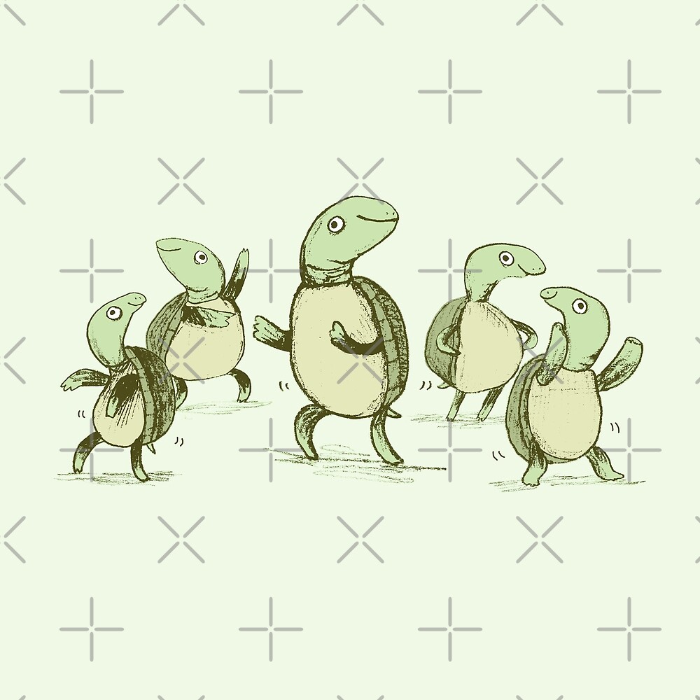 "Dancing Turtles" by Sophie Corrigan | Redbubble