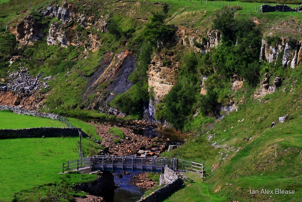 "Intake Bridge ,Bog Scar and Sleightholme Beck, North Pennines, England ...