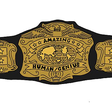 "Amazing Human/Genius Belt B99" Sticker by TheHappiershop | Redbubble