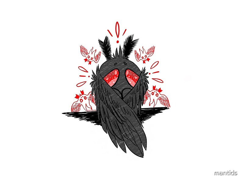 "Sad Mothman" by mantids | Redbubble