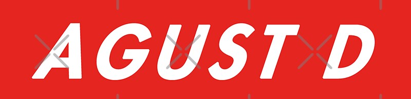 Agust D: Pegatinas | Redbubble