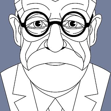 "Sigmund Freud" Sticker for Sale by jholbo | Redbubble