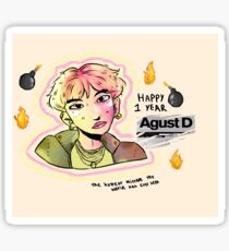 Agust D: Pegatinas | Redbubble