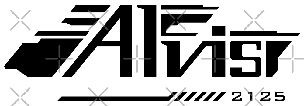 "Soukyuu no Fafner - ALVIS Logo (Black)" by Fireseed-Josh | Redbubble