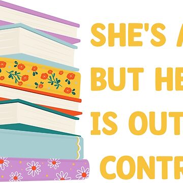 "Shes is a ten but her TBR is out of control" Sticker for Sale by ...
