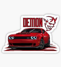 Dodge Demon Stickers | Redbubble
