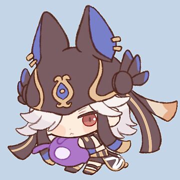 "Cyno Chibi Kawaii - Genshin Impact" Sticker for Sale by Sara2806 ...