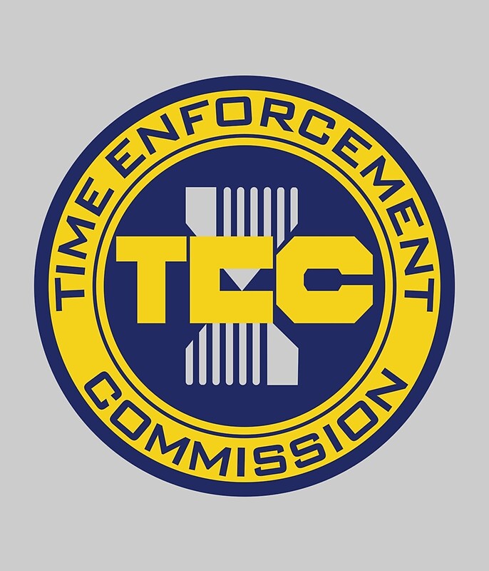 "Timecop - Time Enforcement Commission " by UnconArt | Redbubble