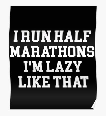 Half Marathon Posters | Redbubble