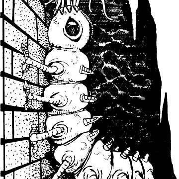 "Old School DND Carrion Crawler" Art Print for Sale by Grunglestore ...