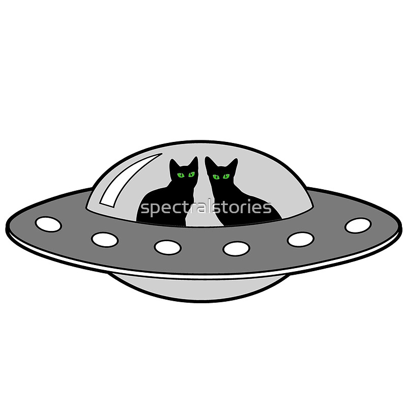 "UFO cats" by spectralstories | Redbubble
