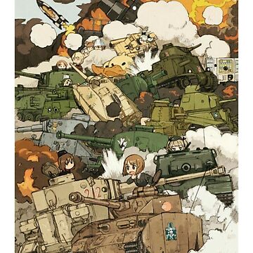 "Girls und Panzer " Poster for Sale by AmyyyStudio | Redbubble