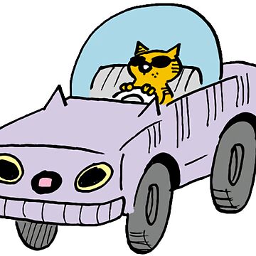 "Heathcliff Car" Sticker for Sale by BigAl5768 | Redbubble