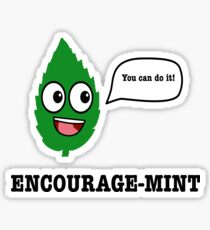 Encourage Mint: Stickers | Redbubble