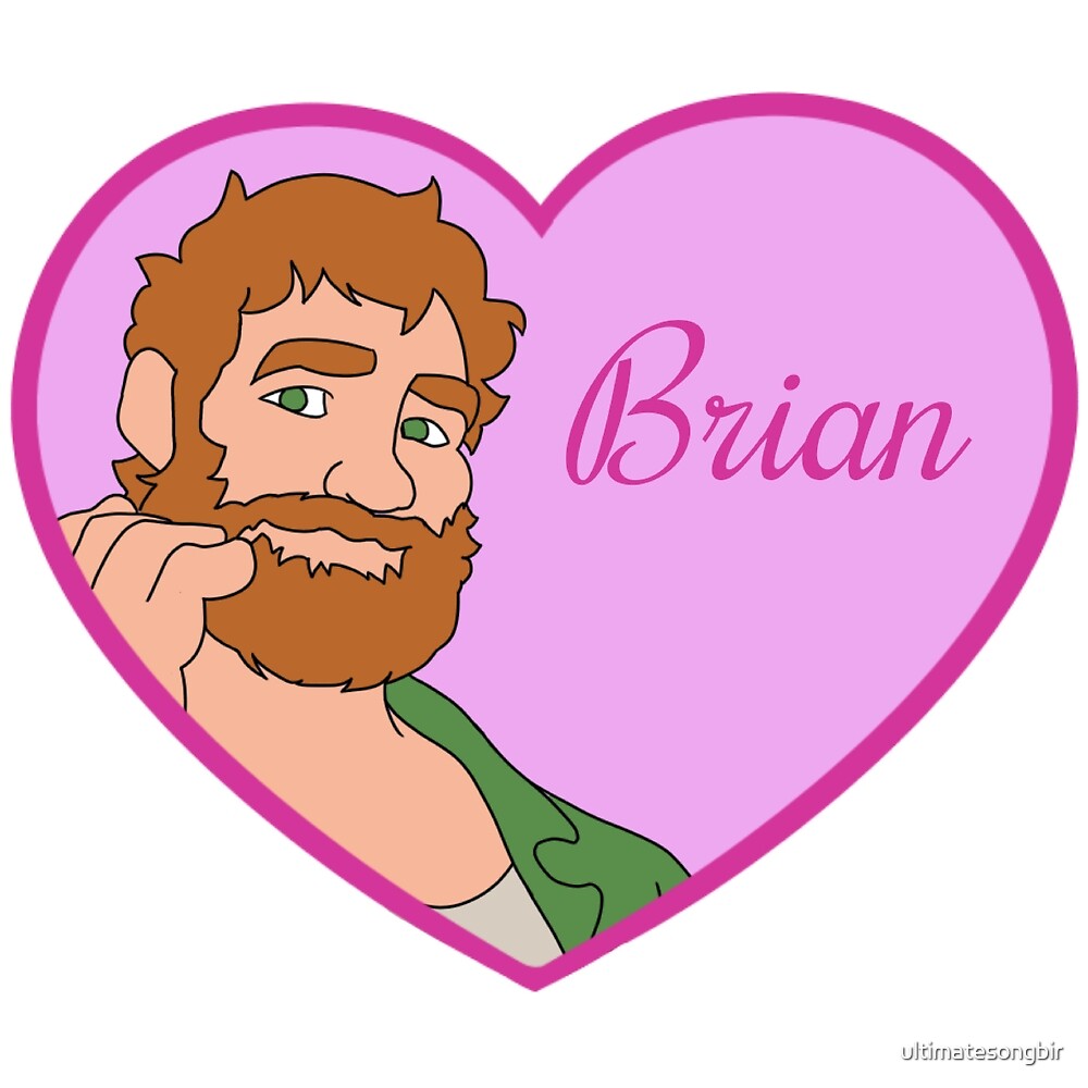 "Brian Harding Love Heart" by ultimatesongbir | Redbubble