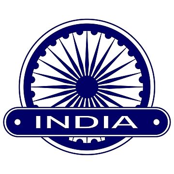"India Roundel Ashoka Chakra Badge" Sticker for Sale by Chris Rivait ...