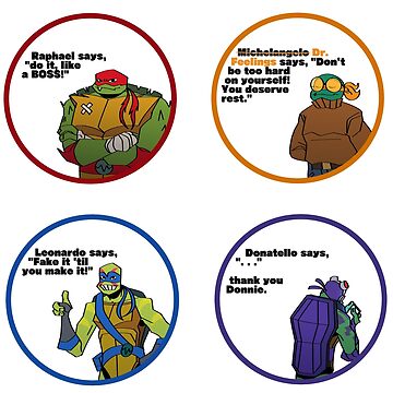 "ROTTMNT Motivational Stickers" Sticker for Sale by kkelliott01 | Redbubble