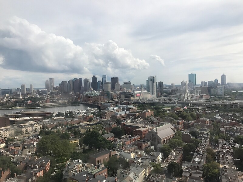 "Boston Skyline from Bunker Hill" by ccyxycc | Redbubble