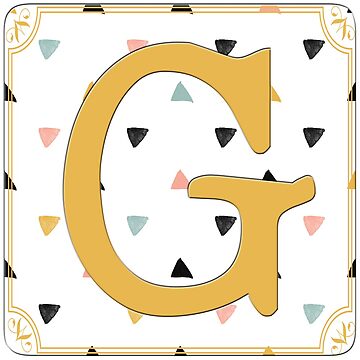 "Initial G - Letter G" Sticker for Sale by koshea23 | Redbubble