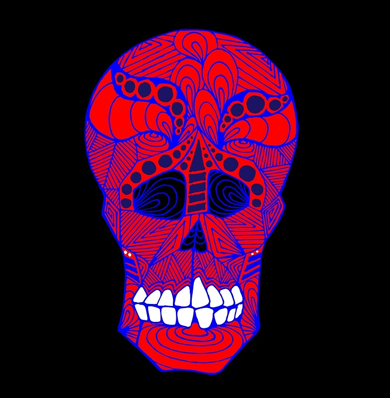 "Australian Aboriginal Art - Skull" by wigilwigil | Redbubble