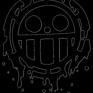 "Trafalgar D. Water Law logo Essential" Sticker for Sale by ...