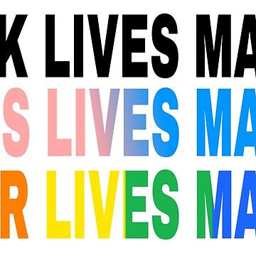 "WE MATTER" Sticker for Sale by haehyunshin | Redbubble