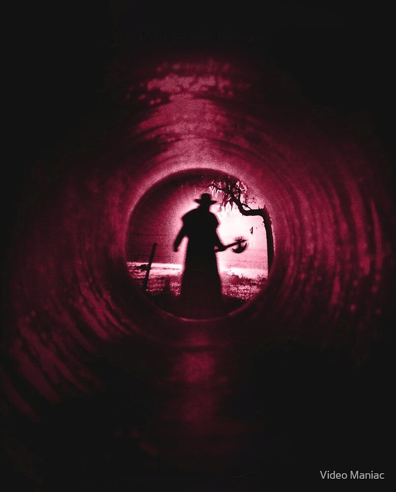 "The silhouette of the boogeyman" by Video Maniac | Redbubble