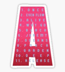 Pearl Jam Stickers | Redbubble