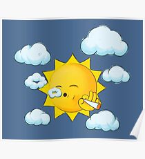 Cartoon Weed Posters | Redbubble