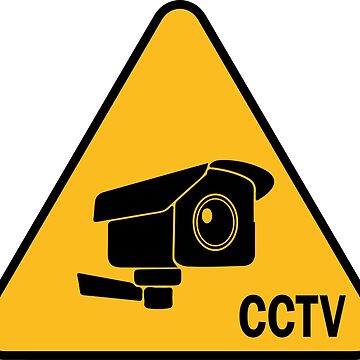 "Warning Security Signs Window Stickers CCTV Camera Home Security 24hr ...