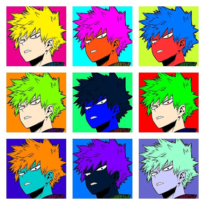 "Katsuki Bakugo Pop Art" by Joseph Bunton | Redbubble