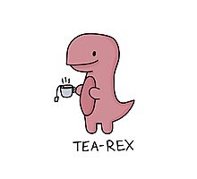 "'Tea-Rex' Illustration" by bloemsgallery | Redbubble