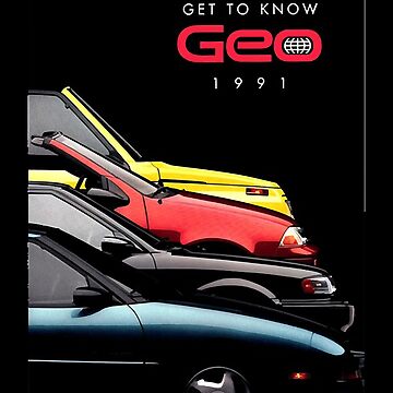 "GEO MOTORS (GEO METRO) 90s ADVERT Poster Classic" Essential T-Shirt ...