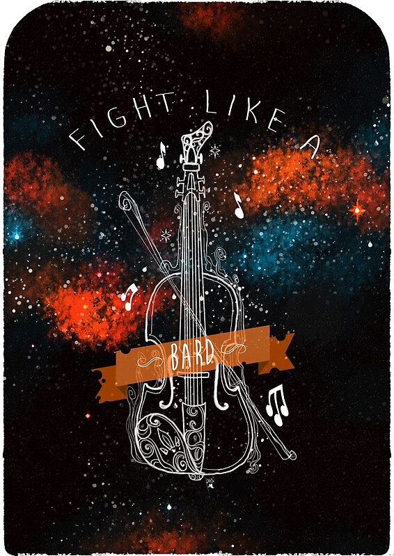 "Galaxy & Fantasy BARD" by AlexielApril | Redbubble