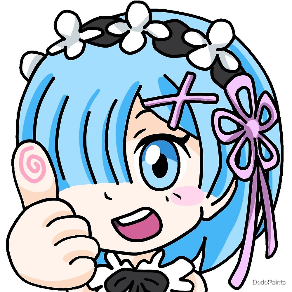 "Rem Approves Emote" by DodoPaints | Redbubble